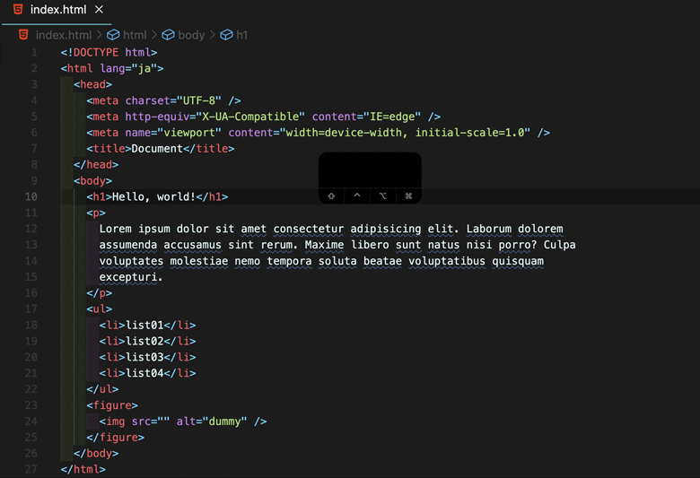 VSCodeにVimプラグインを入れてVimのキーバインドで作業してみよう | Coding Methodology | CFニュース | CODING FACTORY - コーディング専門サービス